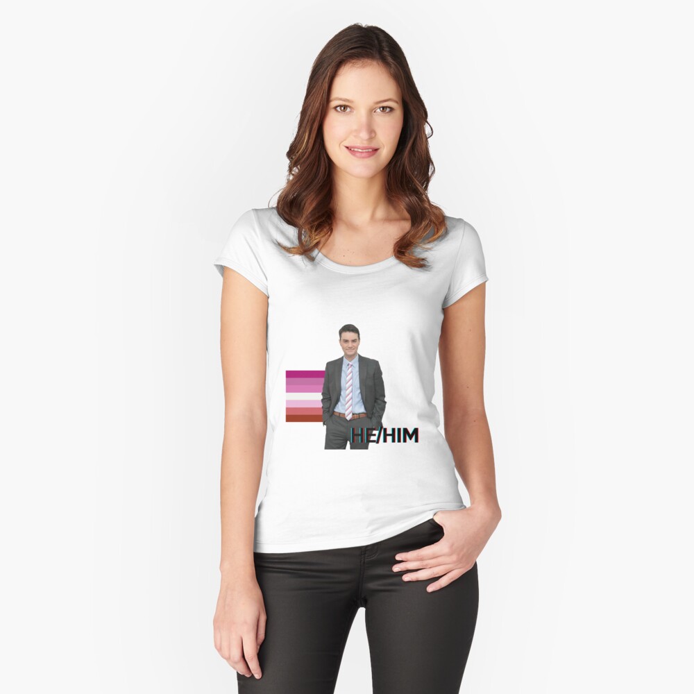 "Ben Shapiro He/Him Lesbian Meme" Sticker for Sale by Bisexual Scum ...