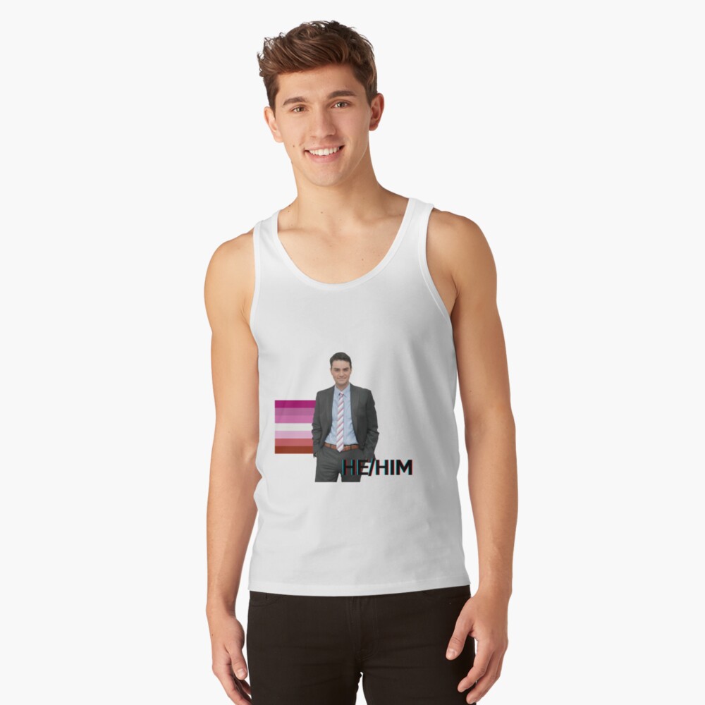 "Ben Shapiro He/Him Lesbian Meme" Sticker for Sale by Bisexual Scum ...