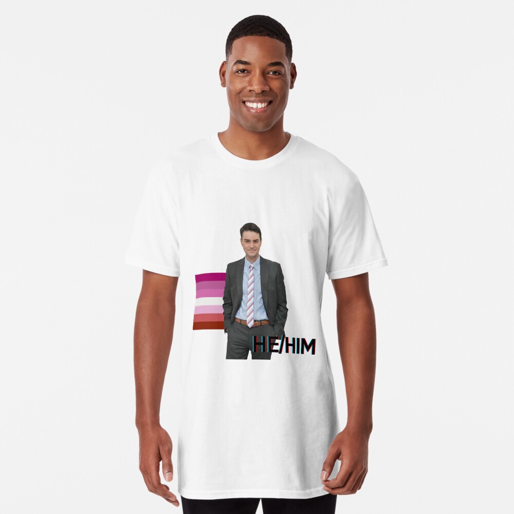 "Ben Shapiro He/Him Lesbian Meme" Sticker for Sale by Bisexual Scum ...