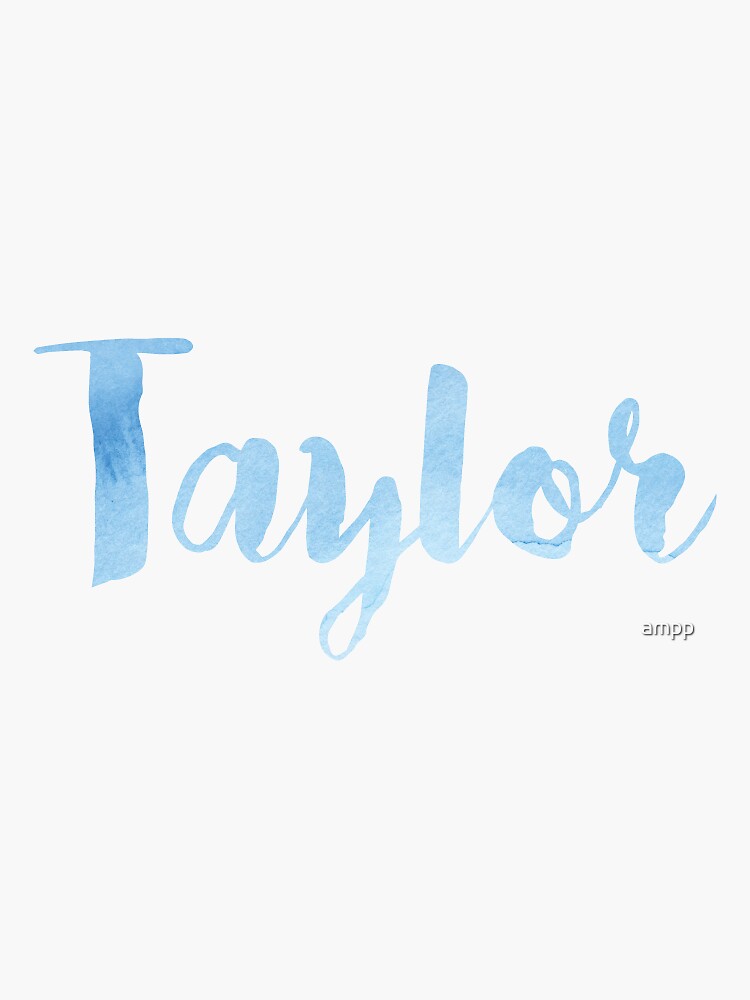 "Taylor" Sticker for Sale by ampp | Redbubble