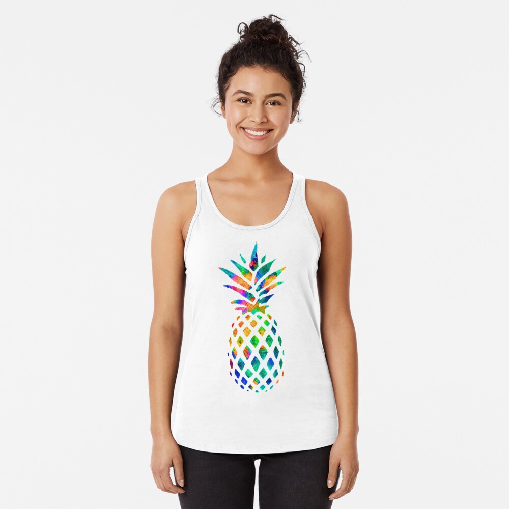 "Rainbow Pineapple" Sticker for Sale by erinaugusta | Redbubble