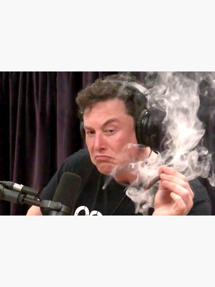 "Elon Musk Smoking" Poster by raybondesigns | Redbubble