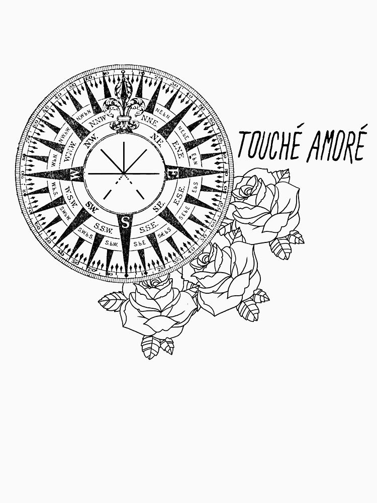 "Compass Rose" T-shirt for Sale by TheSurgeon | Redbubble | touche ...