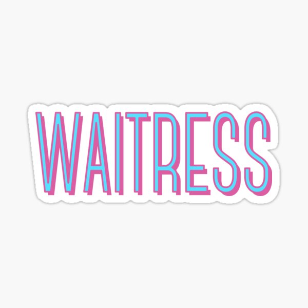 "Waitress the Musical Logo" Sticker for Sale by musicalproducts | Redbubble