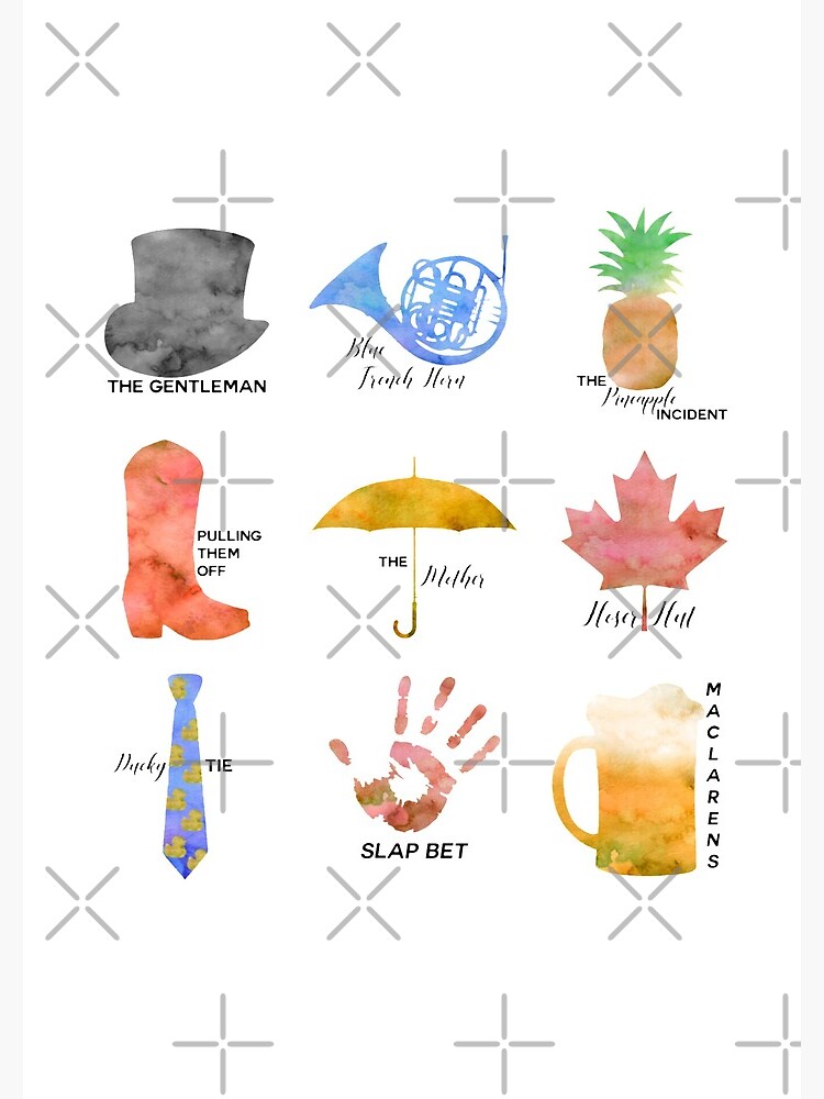 "HIMYM Symbols " Spiral Notebook by paigemarie13 | Redbubble