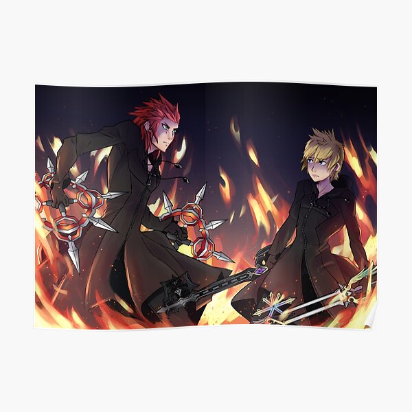 "Axel and Roxas" Poster by LittleKanoh | Redbubble