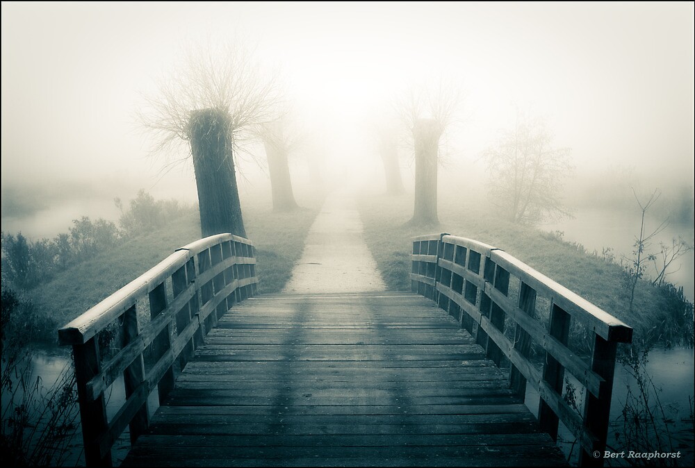 "Bridge into the mist .." by Bert Raaphorst | Redbubble
