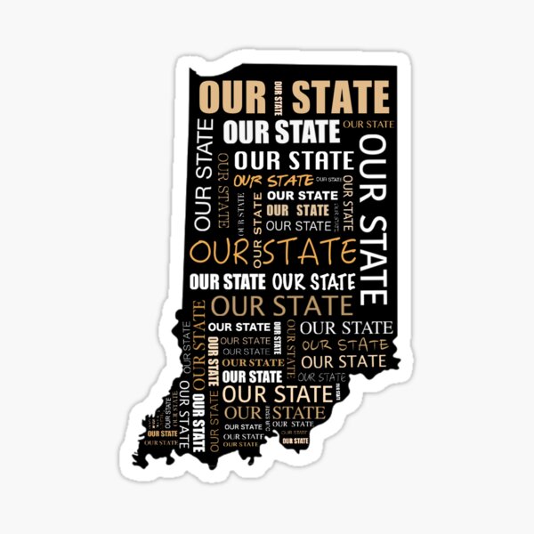 "our state" Sticker for Sale by Kelsey9826 | Redbubble
