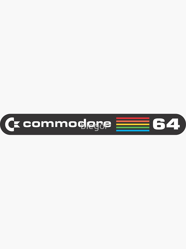 "Commodore 64" Sticker for Sale by blegor | Redbubble