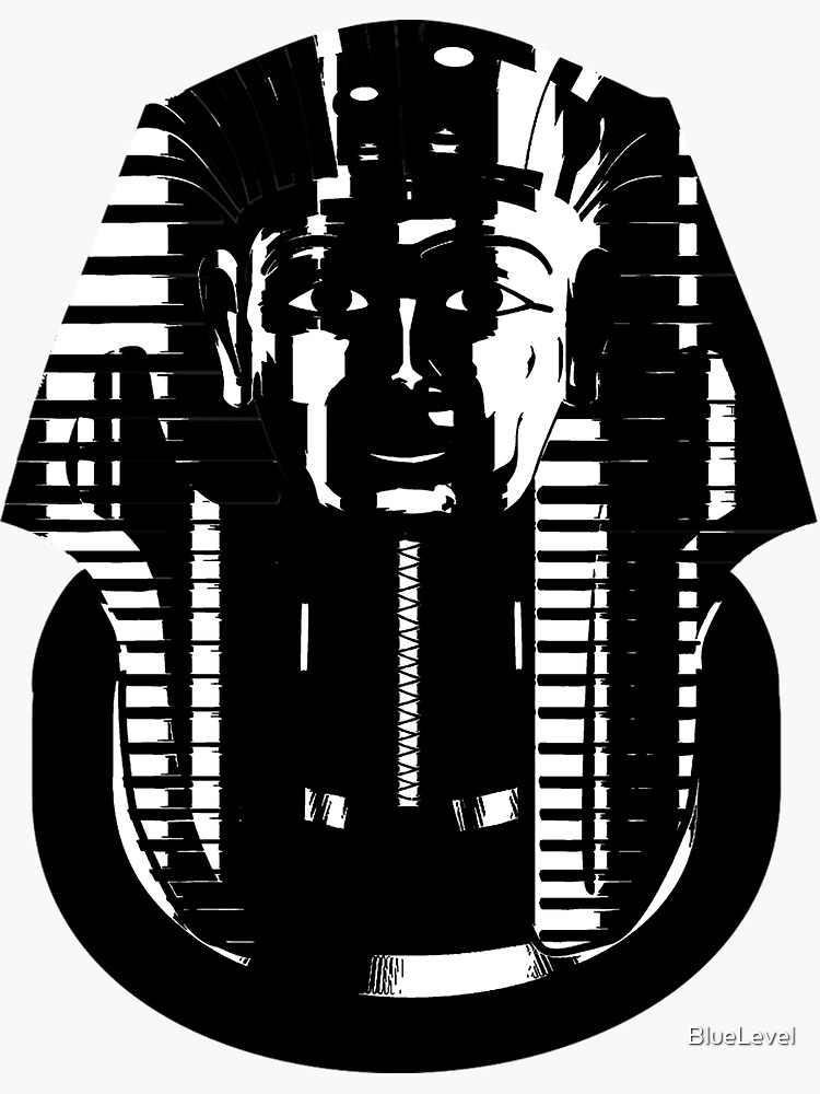 "King Tut Dark Theme" Sticker for Sale by BlueLevel | Redbubble
