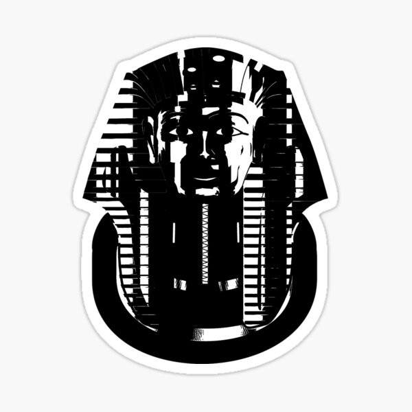 "King Tut Dark Theme" Sticker for Sale by BlueLevel | Redbubble