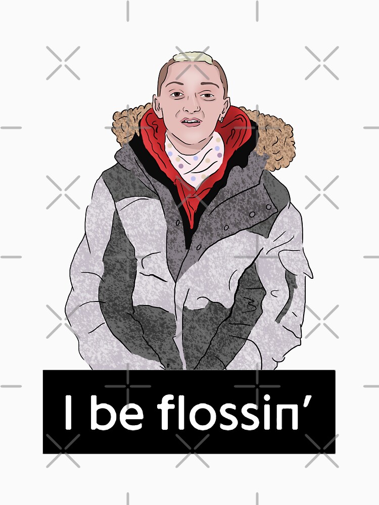 "I Be Flossin' Meme" T-shirt for Sale by Barnyardy | Redbubble | meme t ...