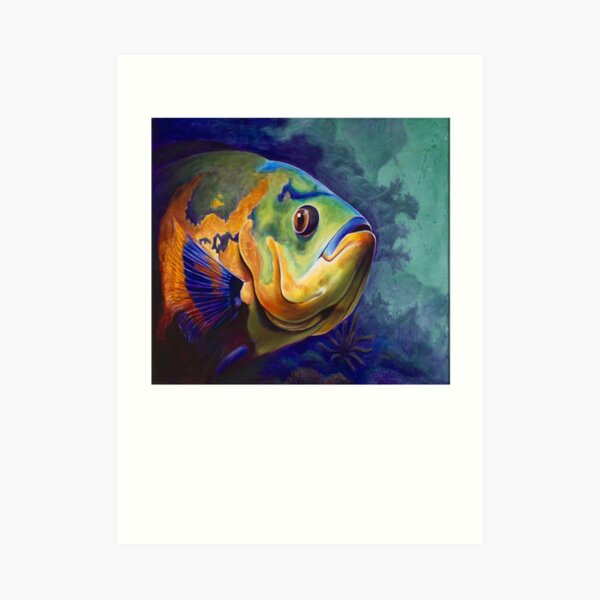 "Oscar Fish - Oscar Fish Painting - Oscar Fish Drawing - Fish - Fish ...