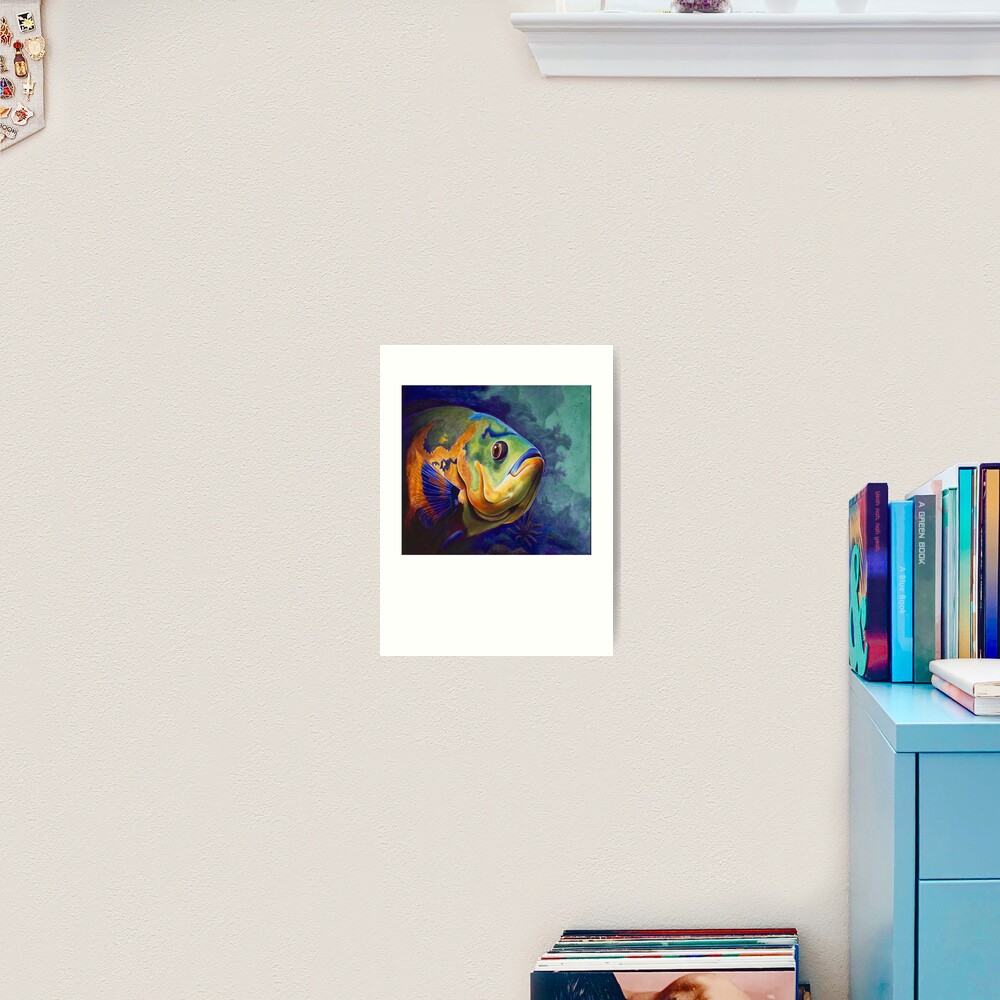 "Oscar Fish - Oscar Fish Painting - Oscar Fish Drawing - Fish - Fish ...
