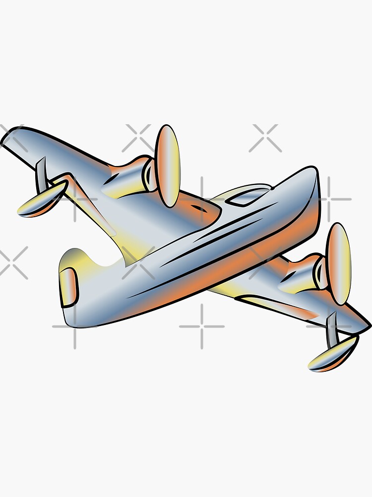 "Seaplane" Sticker by John-Frum | Redbubble