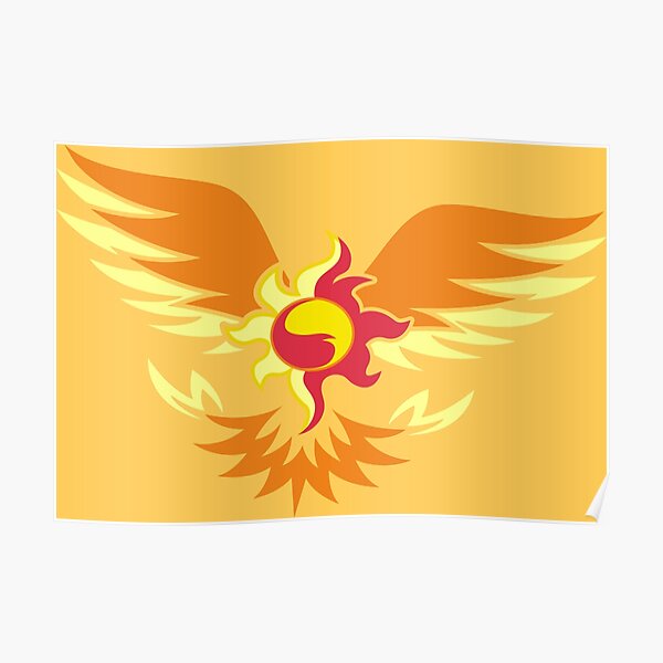 "Sunset Shimmer phoenix cutie mark" Poster for Sale by Zekrom9 | Redbubble