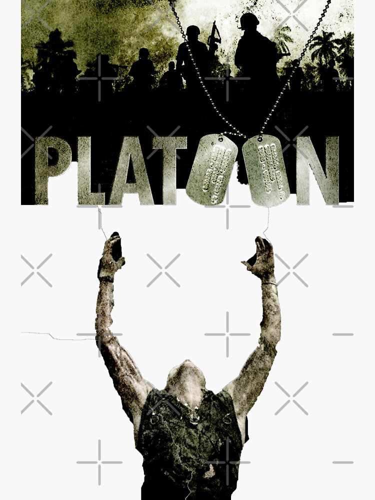 "Platoon " Sticker by DeadThreads | Redbubble