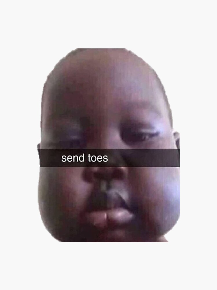 "Send Toes" Sticker for Sale by Bengalgrad2018 | Redbubble