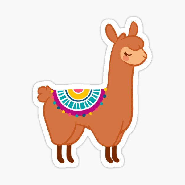 "Lama" Sticker von scribble-monkey | Redbubble