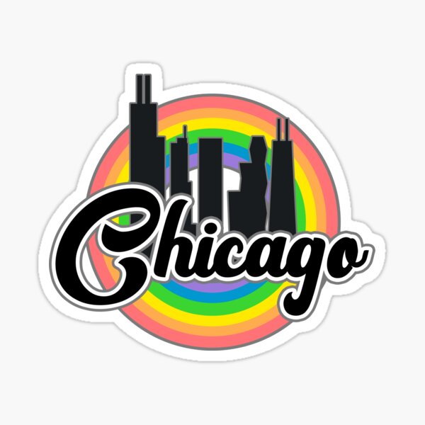 "Chicago" Sticker by DGNArt | Redbubble