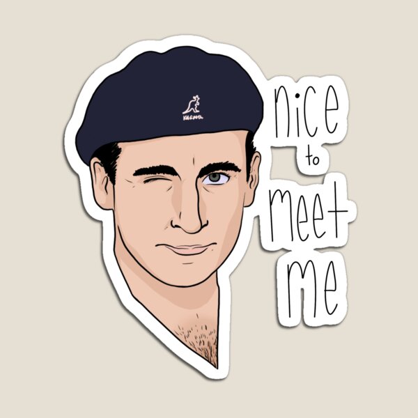 "Date Mike, nice to meet me" Magnet by Cheerhio | Redbubble