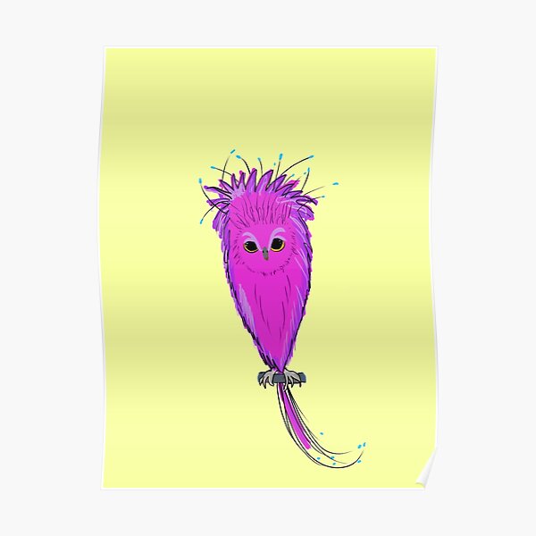 "Fwooper" Poster by honeybleeart | Redbubble