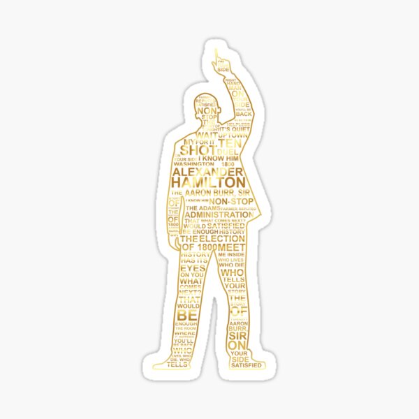 "Hamilton" Sticker for Sale by TrendJunky | Redbubble