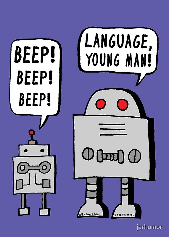 "Beeping Robot" by jarhumor | Redbubble