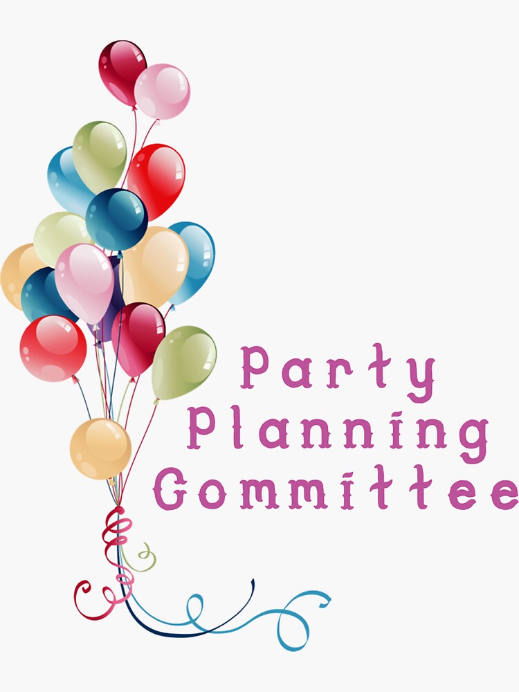 "Party Planning Committee The Office" Sticker for Sale by bearjordan ...