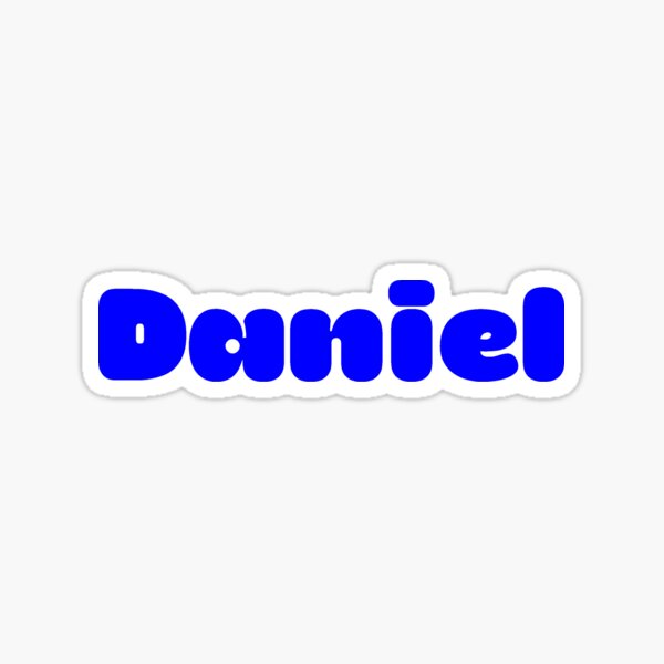 "Daniel" Sticker for Sale by Shalomjoy | Redbubble