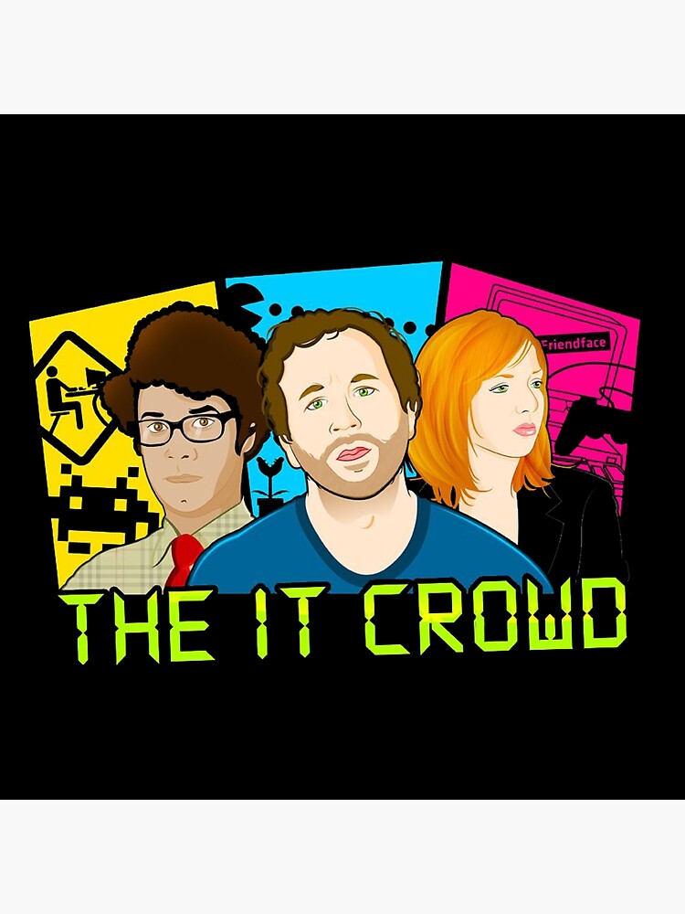 "It Crowd" Poster for Sale by gregozy | Redbubble