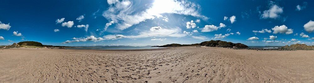 "Newborough Beach 360 Panorama" by ASBO-Allstar | Redbubble