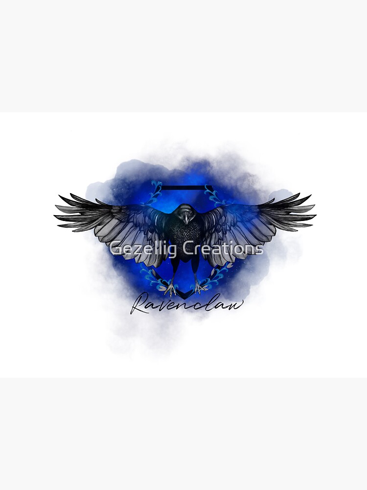 "Raven Crest" Sticker by Jes-Stevens | Redbubble