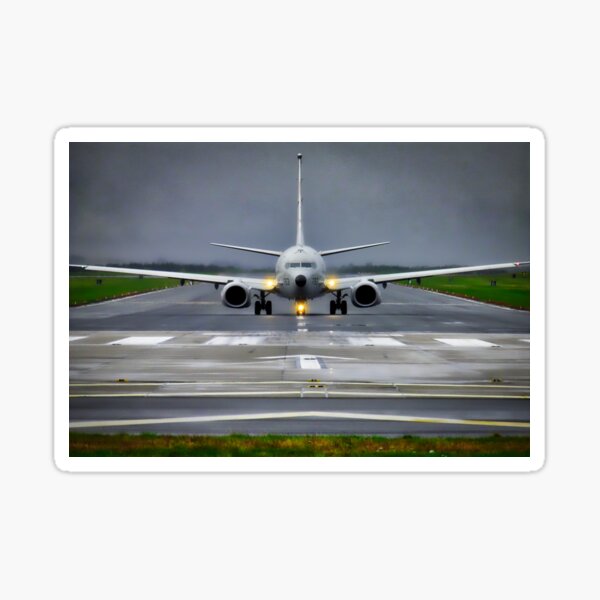 "US Navy Boeing P-8 Poseidon" Sticker for Sale by Yellow-14 | Redbubble