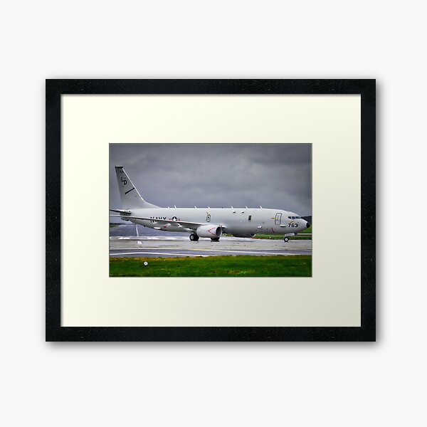 "US Navy Boeing P-8 Poseidon" Framed Art Print for Sale by Yellow-14 ...