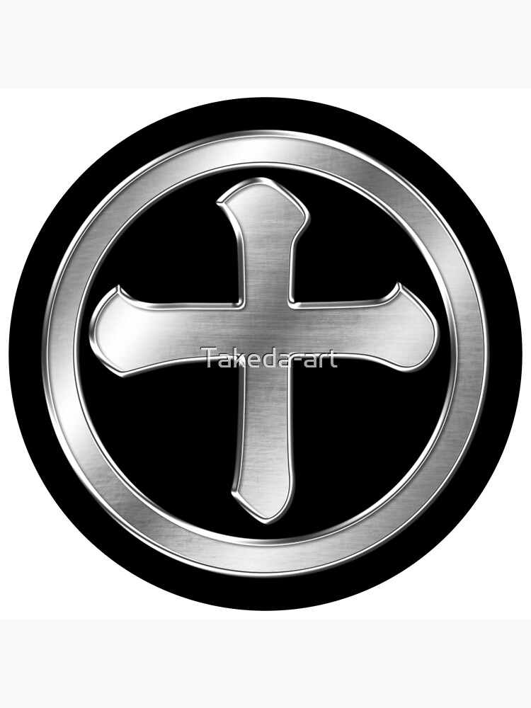 "Shimazu Clan Kamon Silver Chrome" Poster by Takeda-art | Redbubble