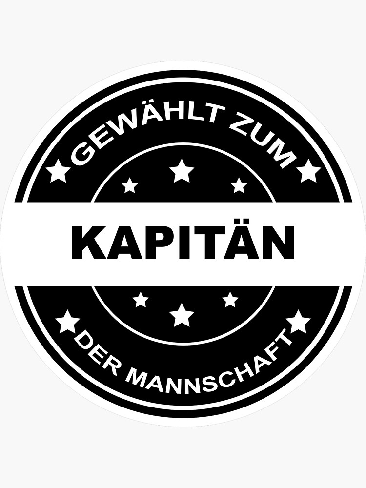 "Soccer captain" Sticker by revoda | Redbubble