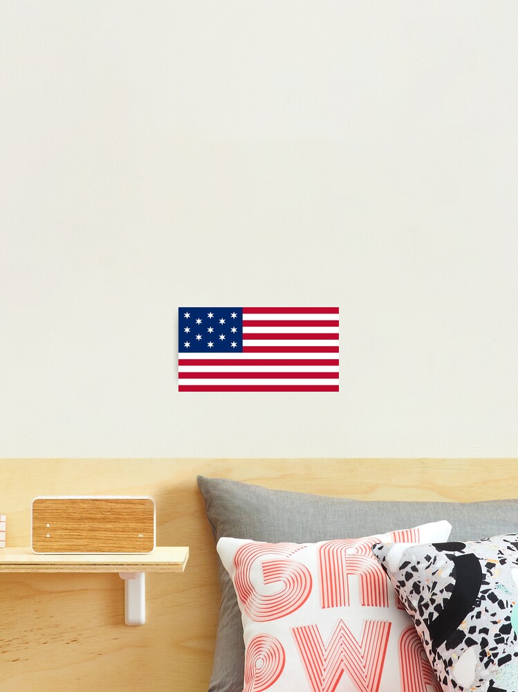 "Francis Hopkinson First American Flag (1777)" Photographic Print for ...