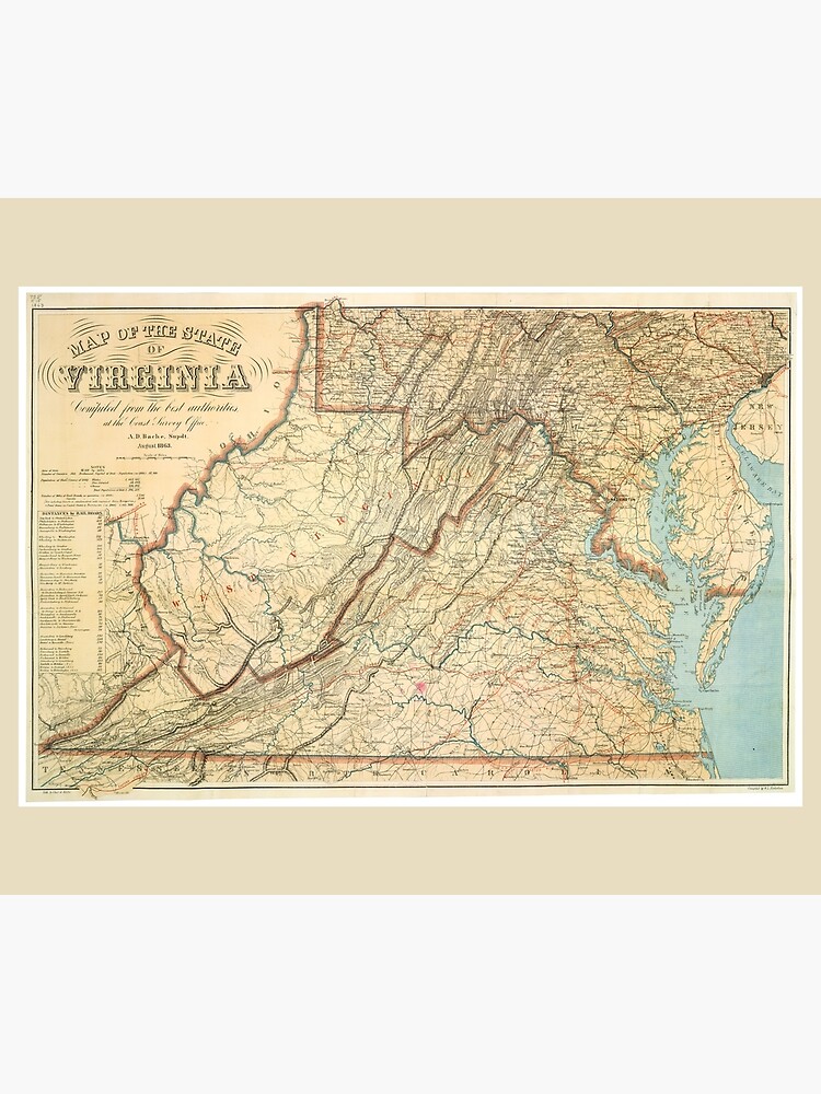 Map Of Virginia During Civil War
