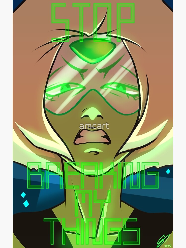 "Stop Breaking My Things" Framed Art Print for Sale by amcart | Redbubble