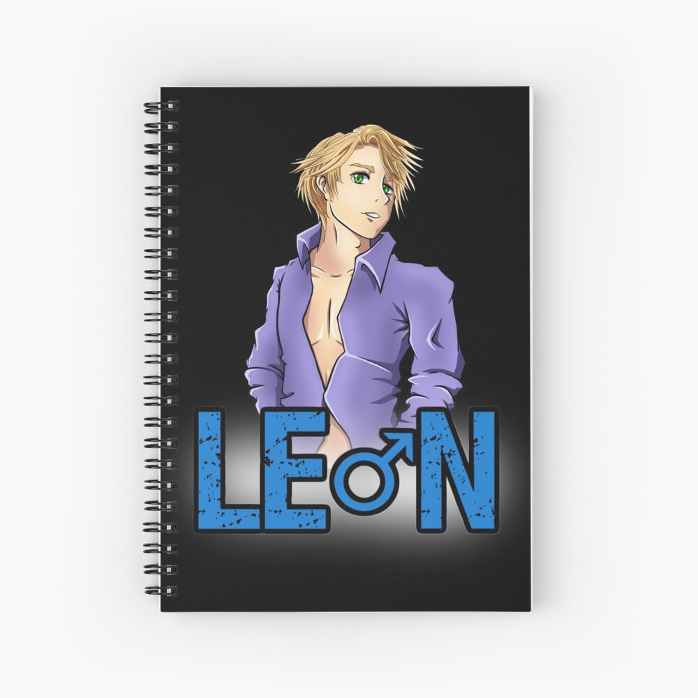 "LEON - VOCALOID" Spiral Notebook for Sale by GeorgiaSonic | Redbubble