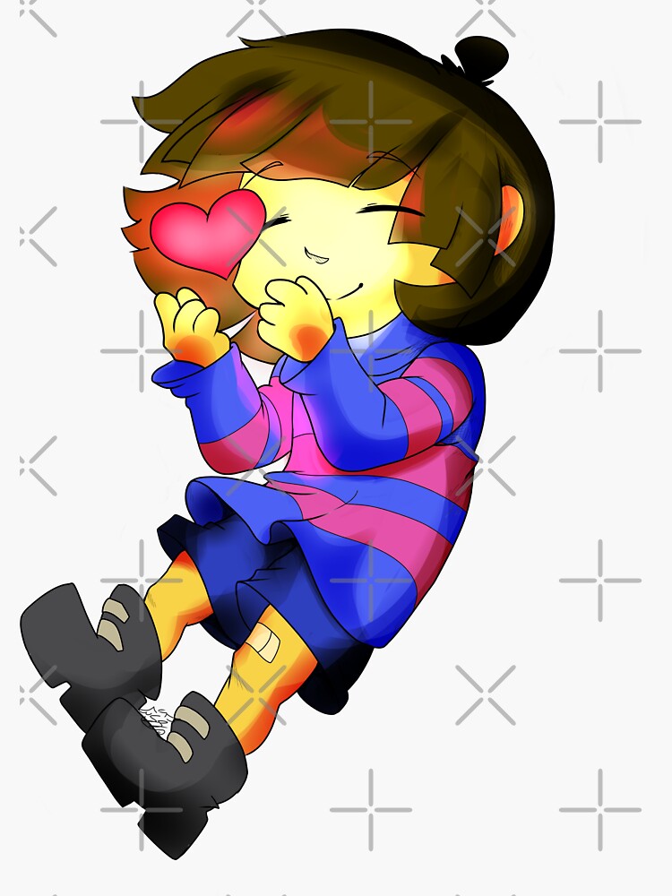 "Frisk" Sticker for Sale by Beandoodz | Redbubble