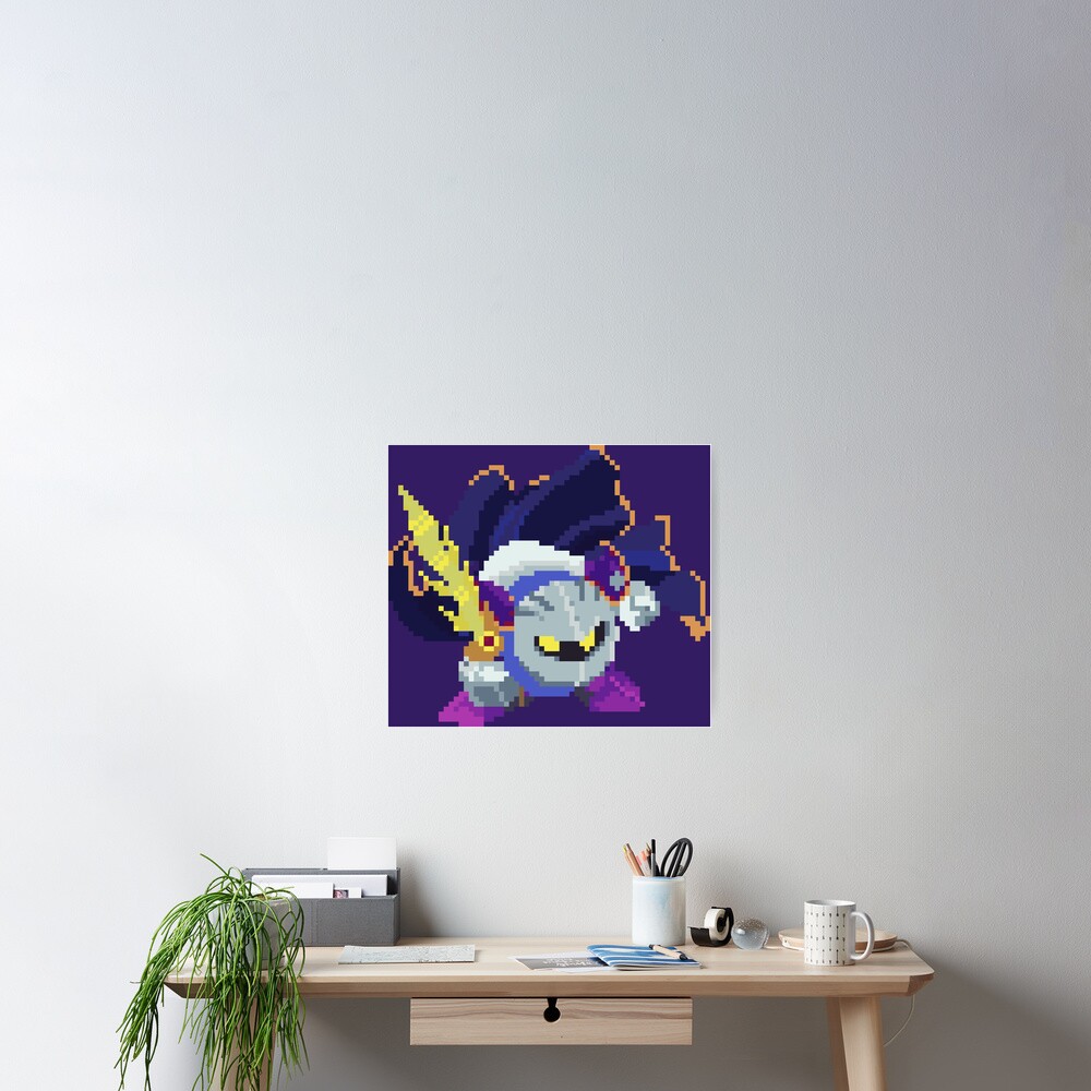 "Meta Knight Pixel Art" Poster by Gmaxz | Redbubble