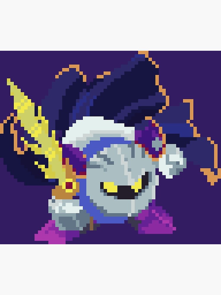 "Meta Knight Pixel Art" Poster by Gmaxz | Redbubble