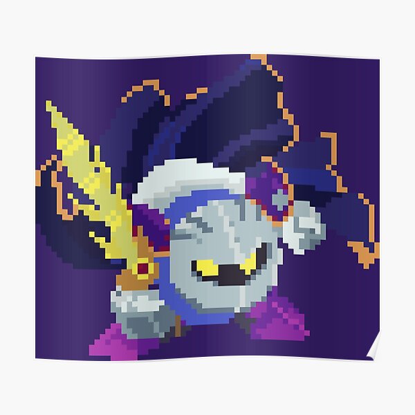 Póster «Meta Knight Pixel Art» de Gmaxz | Redbubble