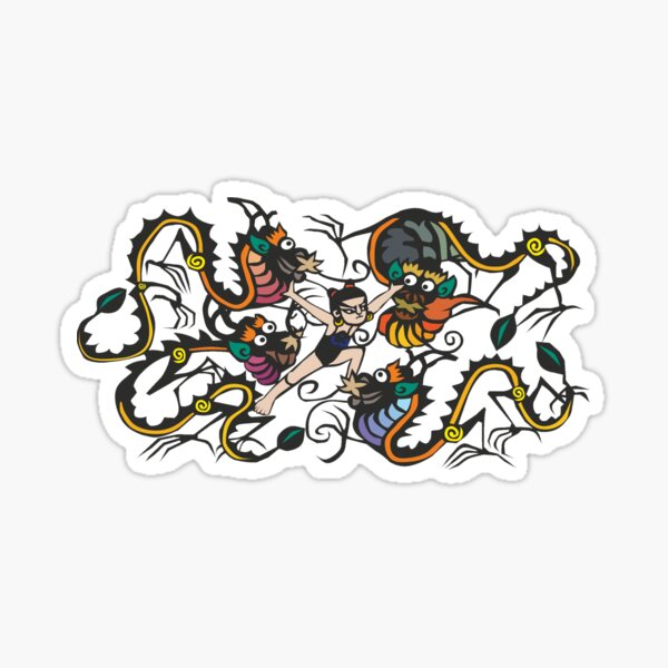 "Dragon Slayer" Sticker for Sale by Judge-Hatchet | Redbubble