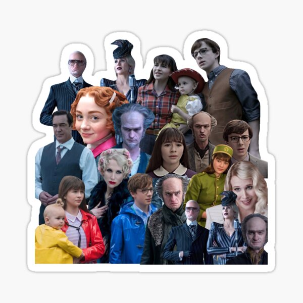 A Series Of Unfortunate Events Stickers | Redbubble