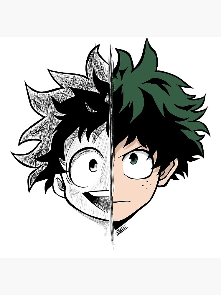 "Deku Past and Present - My Hero Academia" Art Print by RTurnerDesigns ...