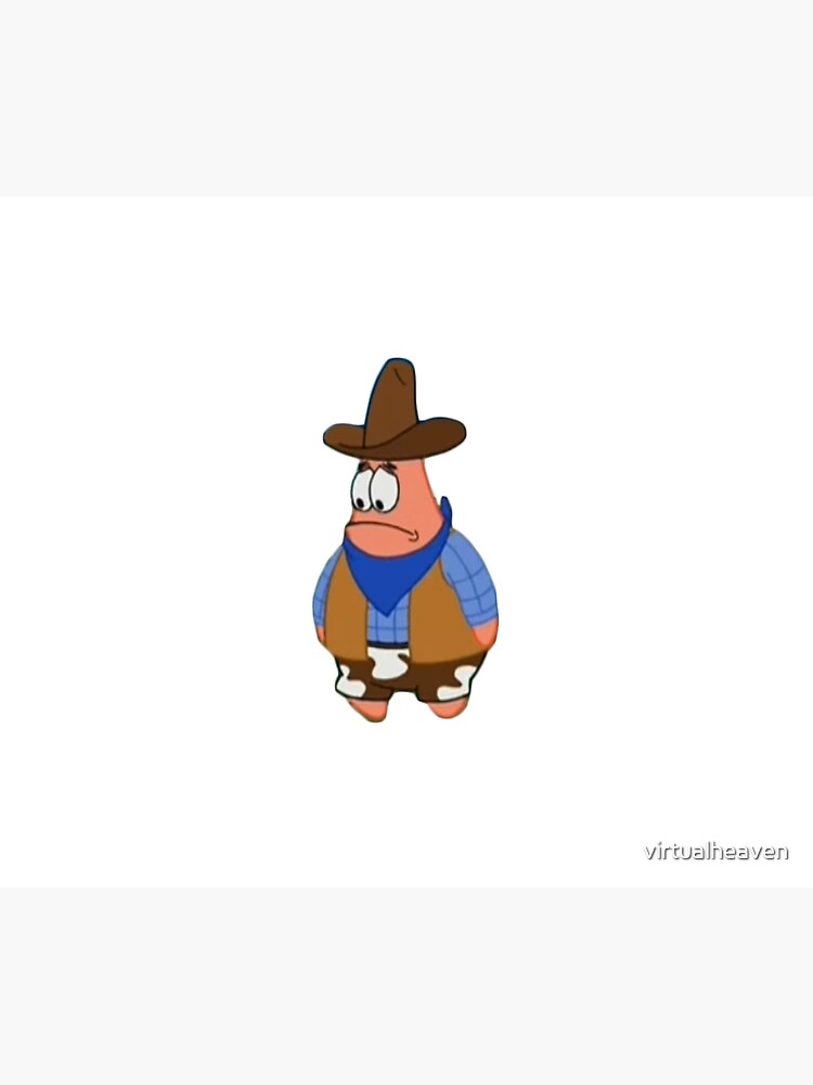 "Sad cowboy patrick" Tapestry for Sale by virtualheaven | Redbubble