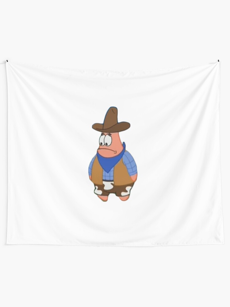 "Sad cowboy patrick" Tapestry for Sale by virtualheaven | Redbubble